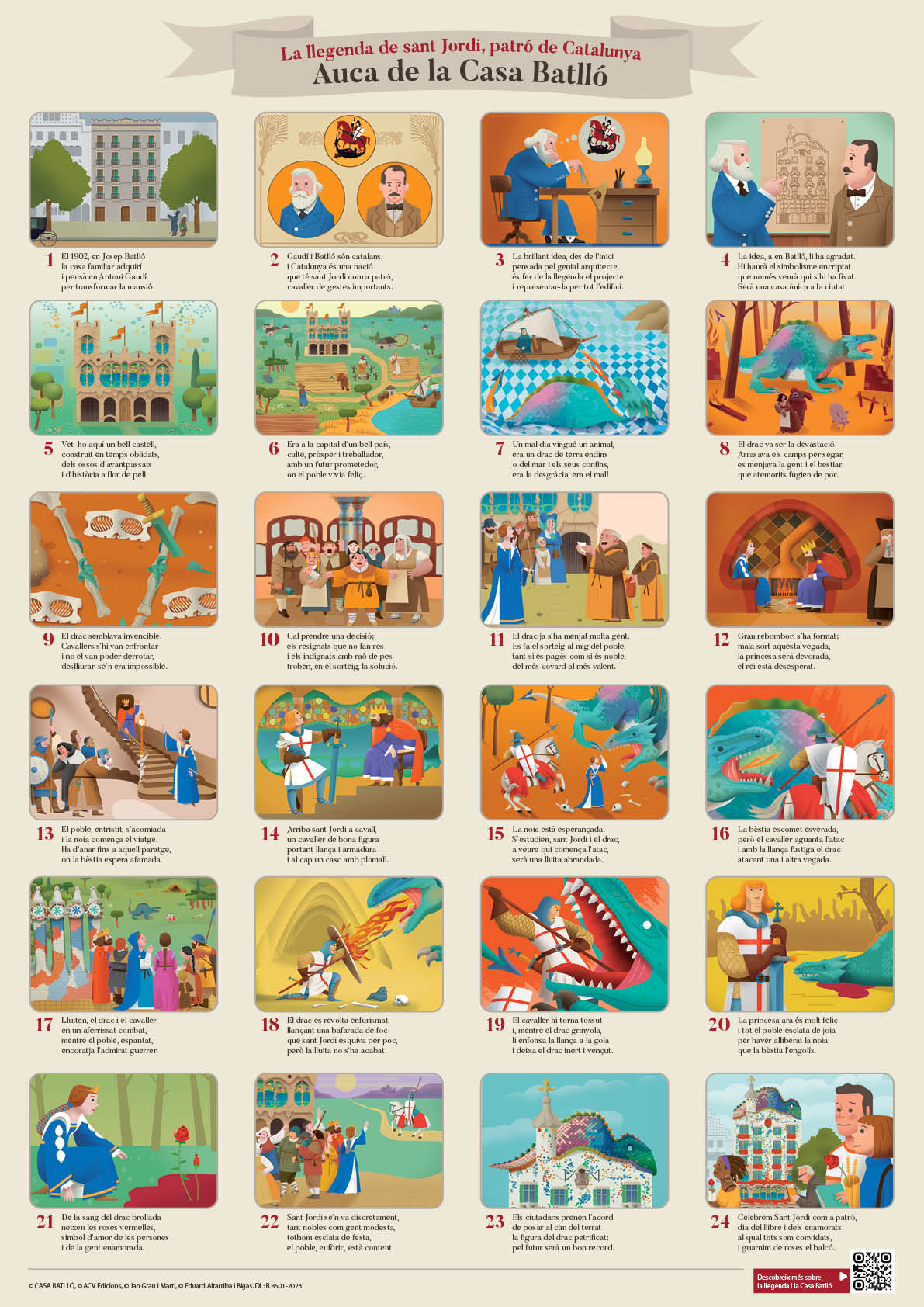 Simbòlic te regala el auca de la leyenda de Sant Jordi | Casa Batlló